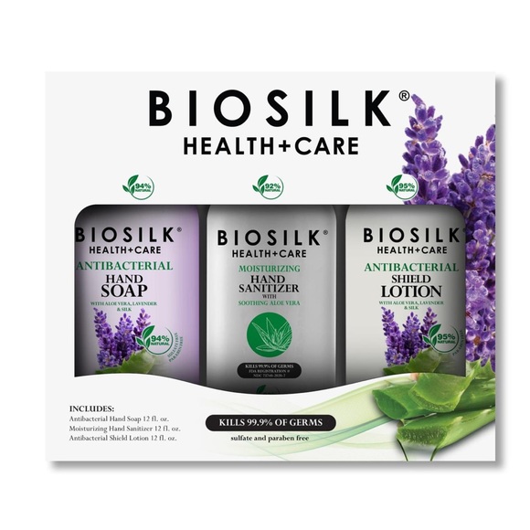 Biosilk | Bath & Body | Bio Silk 3 In Hand Bacterial Soap Lotion Shield ...